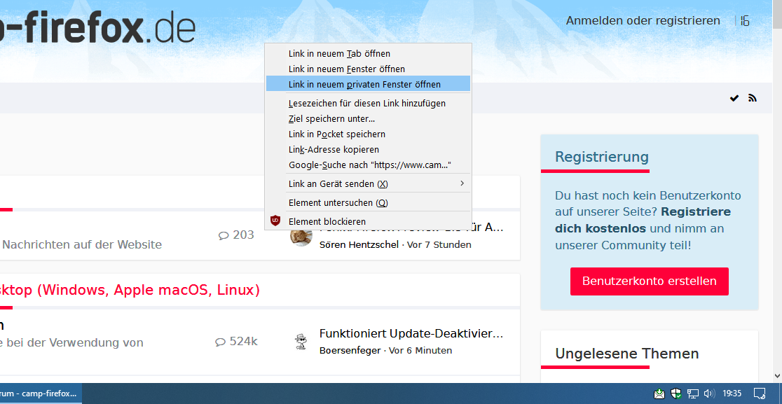 Kontext-Menü Schriftgrößen u. Farbe anpassen - Individuelle Anpassungen ...